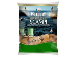 Whitby Breaded Wholetail Scampi 450gm Bag